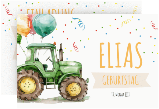 Kreative und lustige Einladungskarten zum Kindergeburtstag