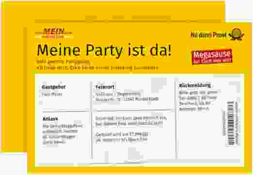 Einladungskarten online selbst erstellen